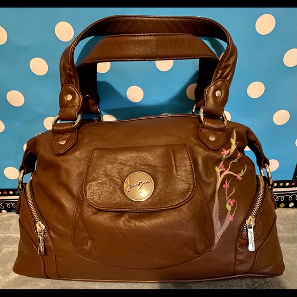 Junior Drake | Bags | Junior Drake Hand Painted Leather Butterfly Purse ...